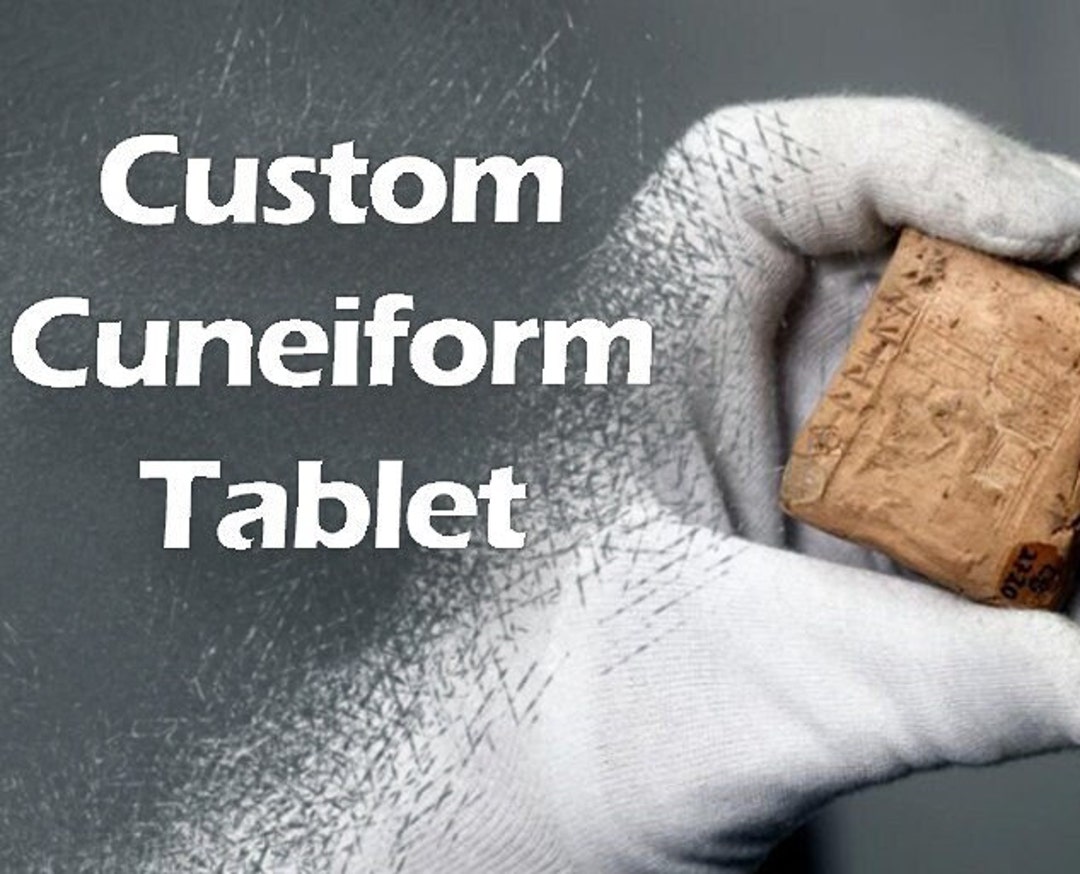 Custom Mesopotamian Cuneiform Tablet Replica: Craft Your Own Ancient ...