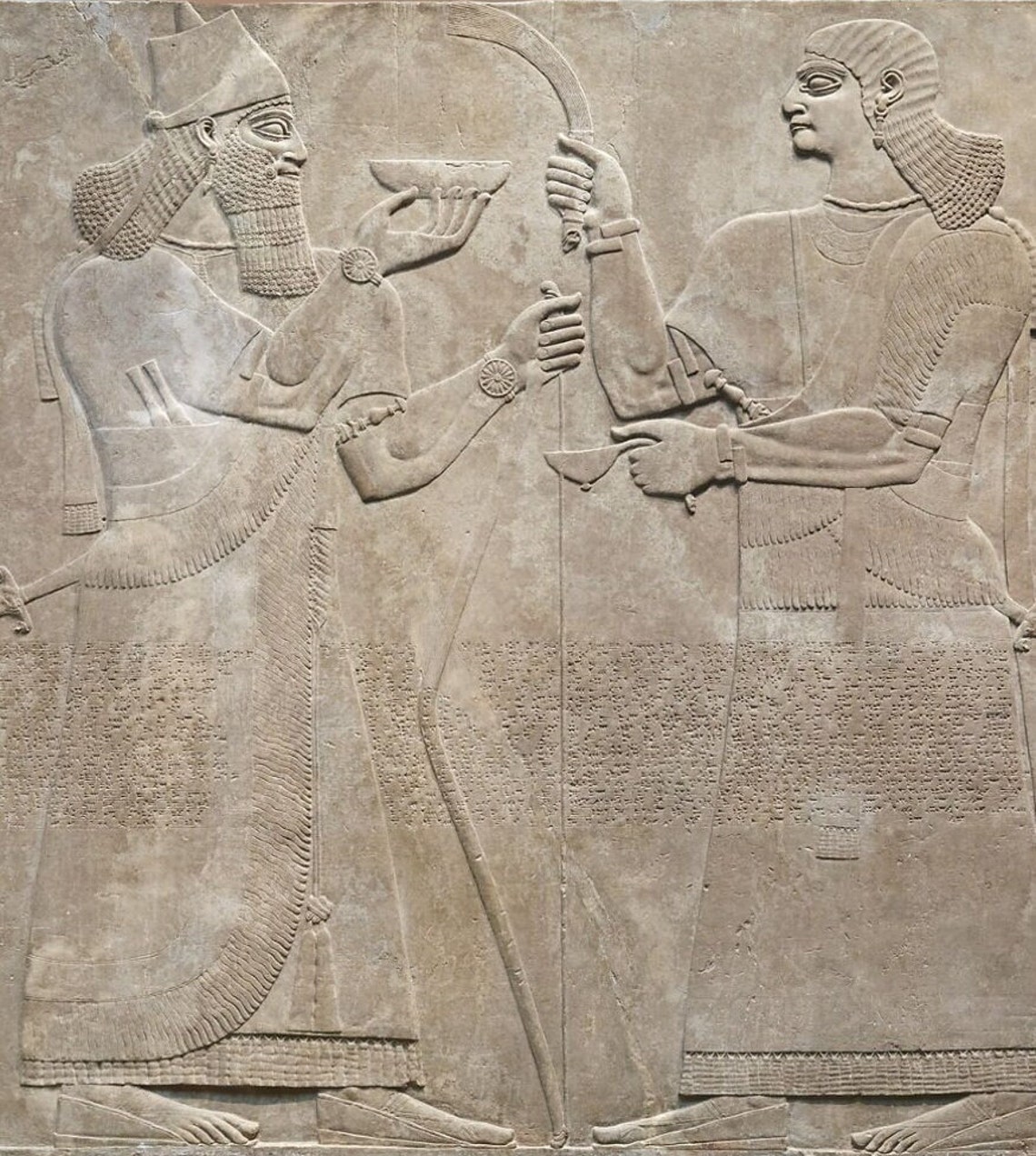 Royal Splendor Unveiled: Neo-assyrian Relief Panel Replica - Etsy