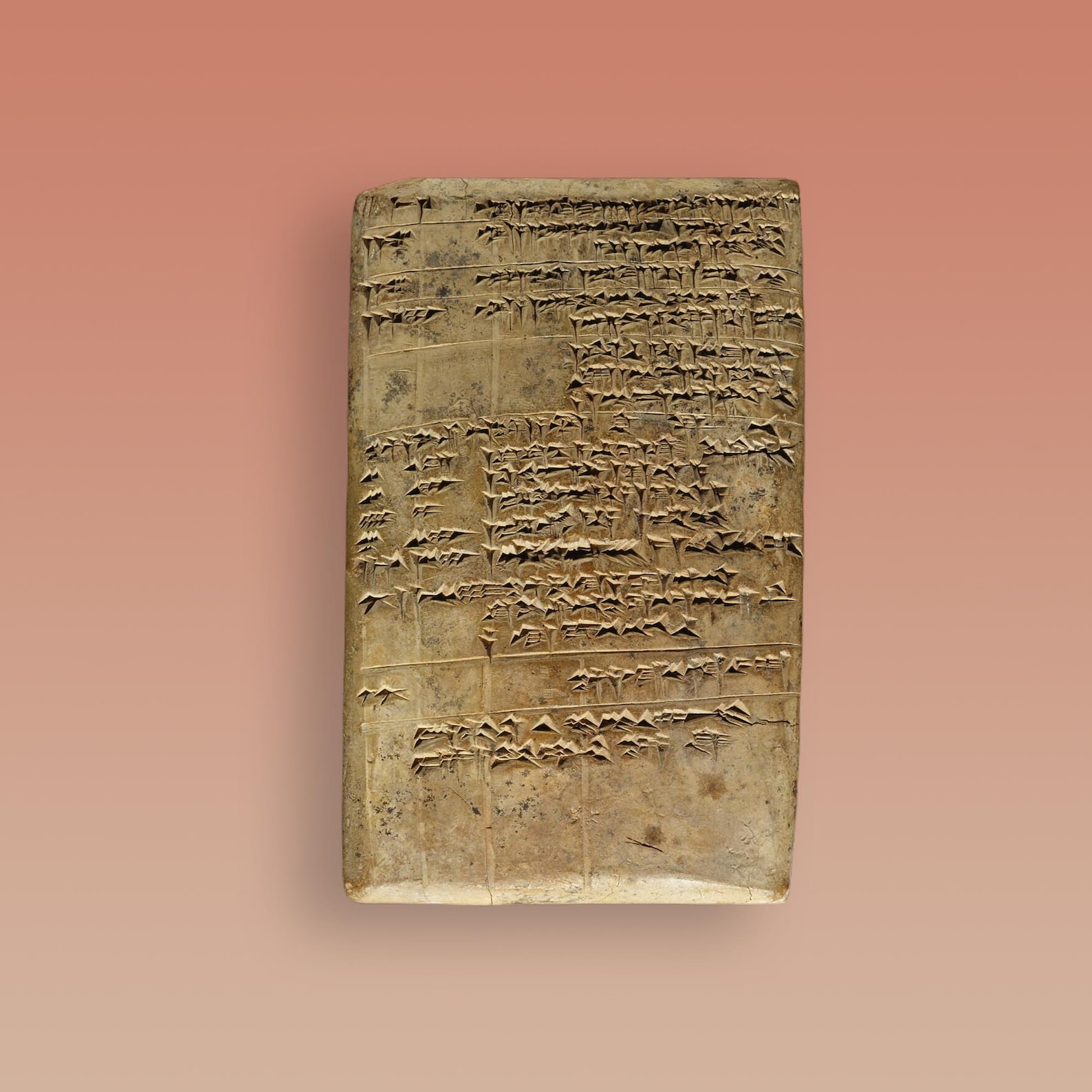 Economic Record in Cuneiform Script - Replica of Neo-babylonian ...