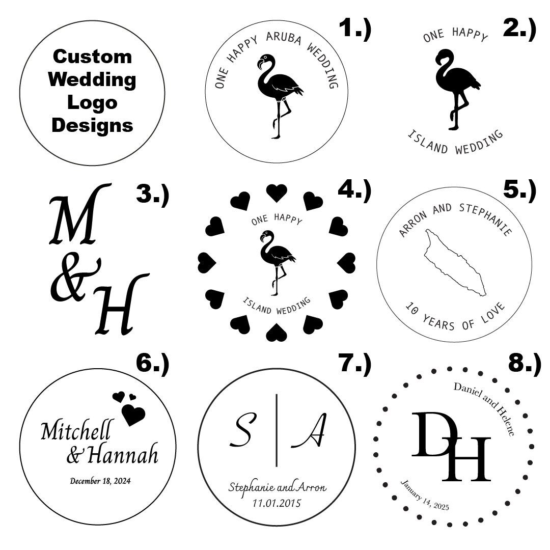 Custom Personalized Digital Wedding Logos / GOBO Light Projection ...