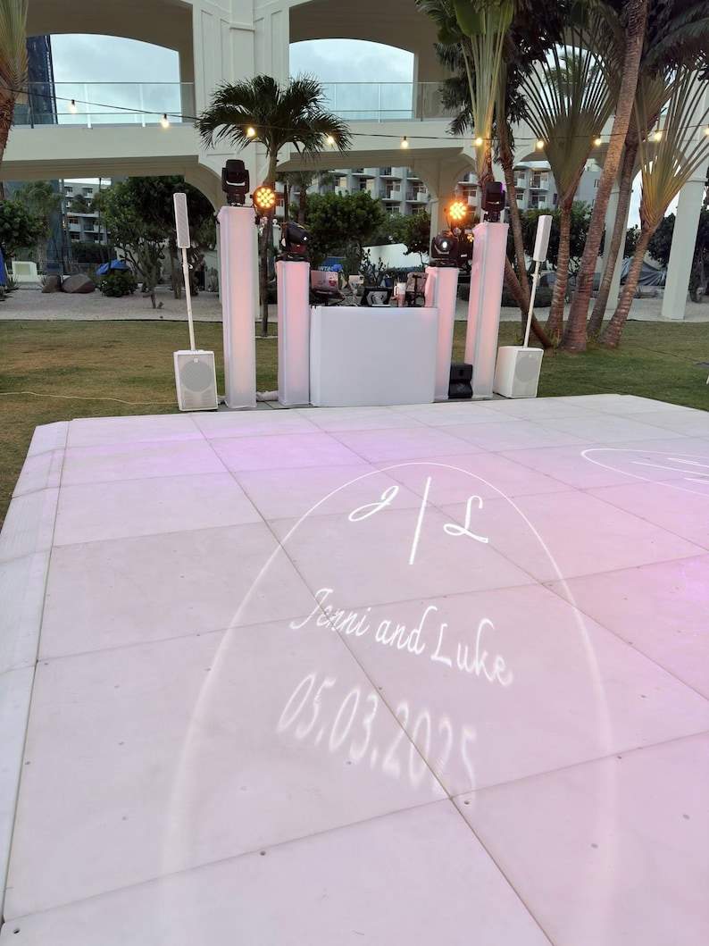 Custom Personalized Digital Wedding Logos / GOBO Light Projection ...