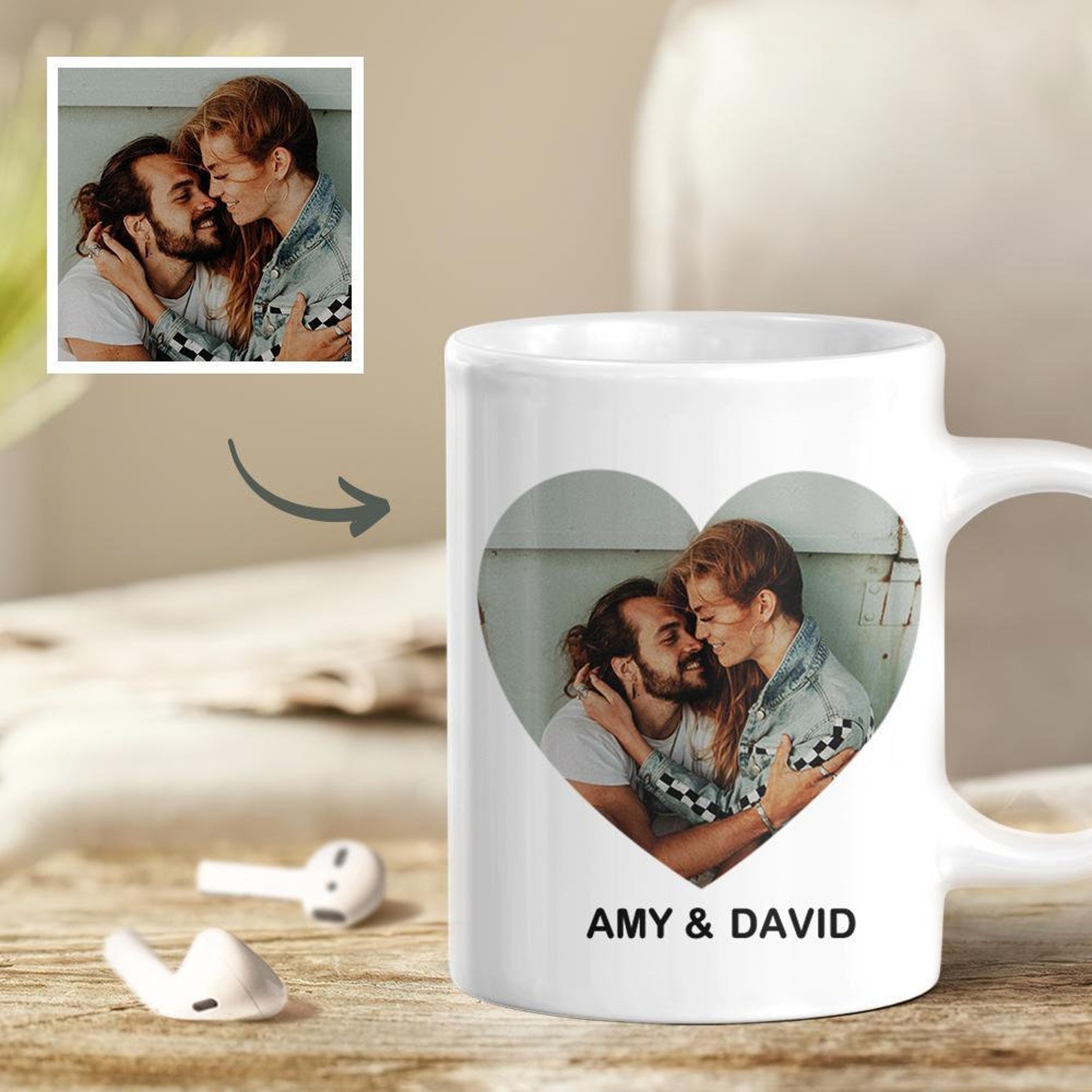 Customized Name Calendar Mugs - Etsy