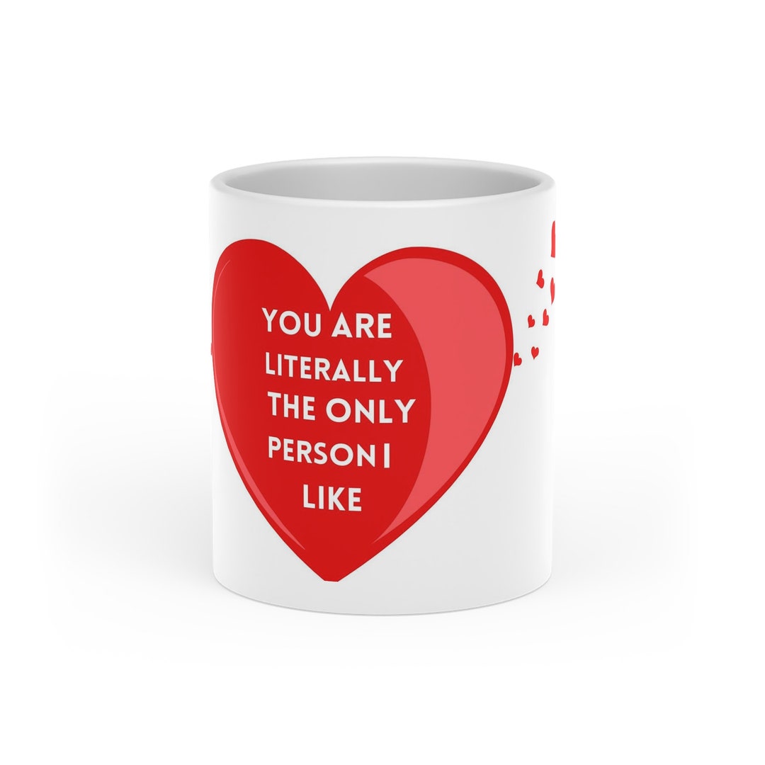 Heart-shaped Mug, Valentine's Day, Mug, Gift - Etsy