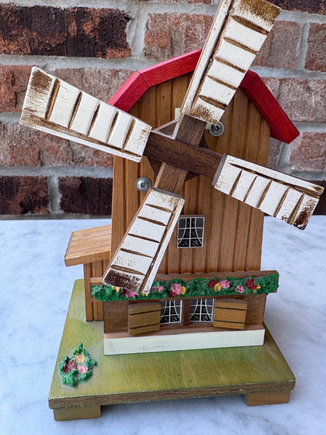 Vintage Windmill Music Trinket Box Made in Japan - Etsy
