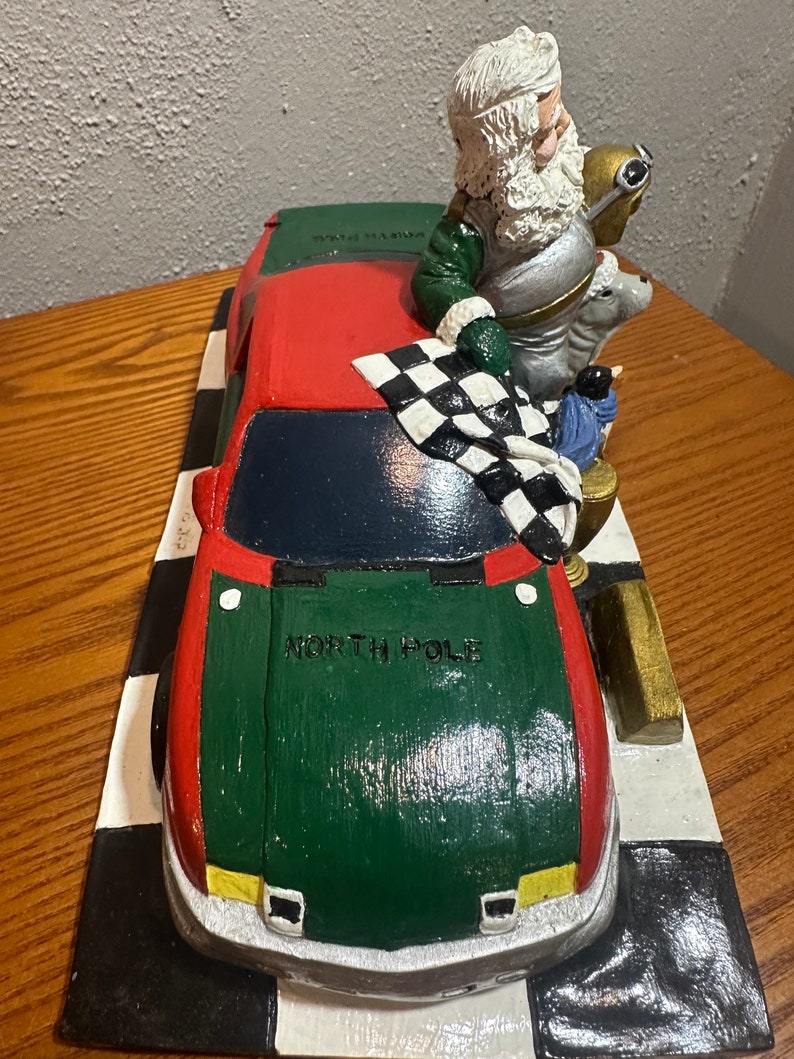 Santa Race Car Decor - Etsy