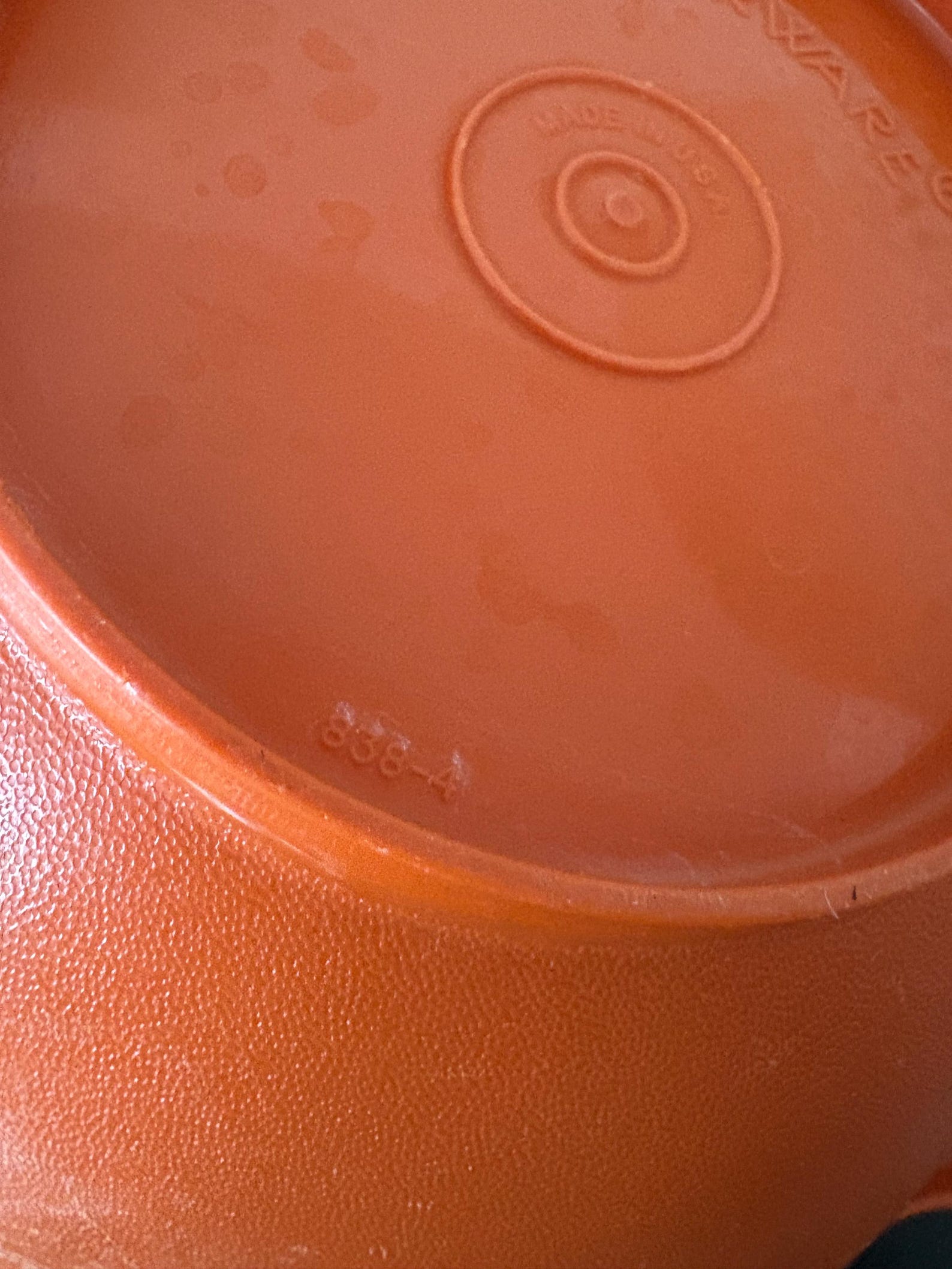 Vintage Tupperware Gold Orange Olive SERVALIER Bowls W Lids #836 #838 ...