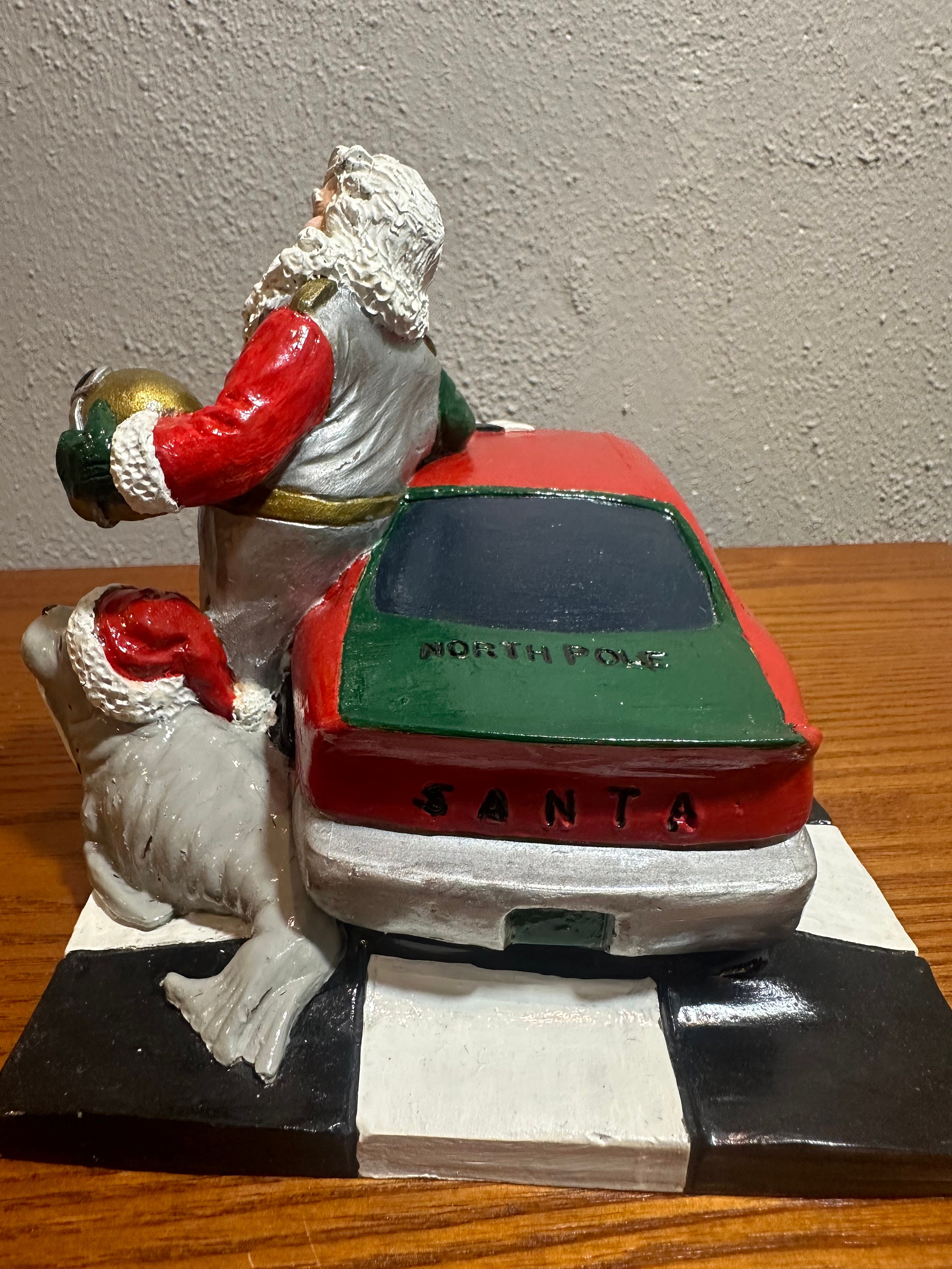 Santa Race Car Decor - Etsy