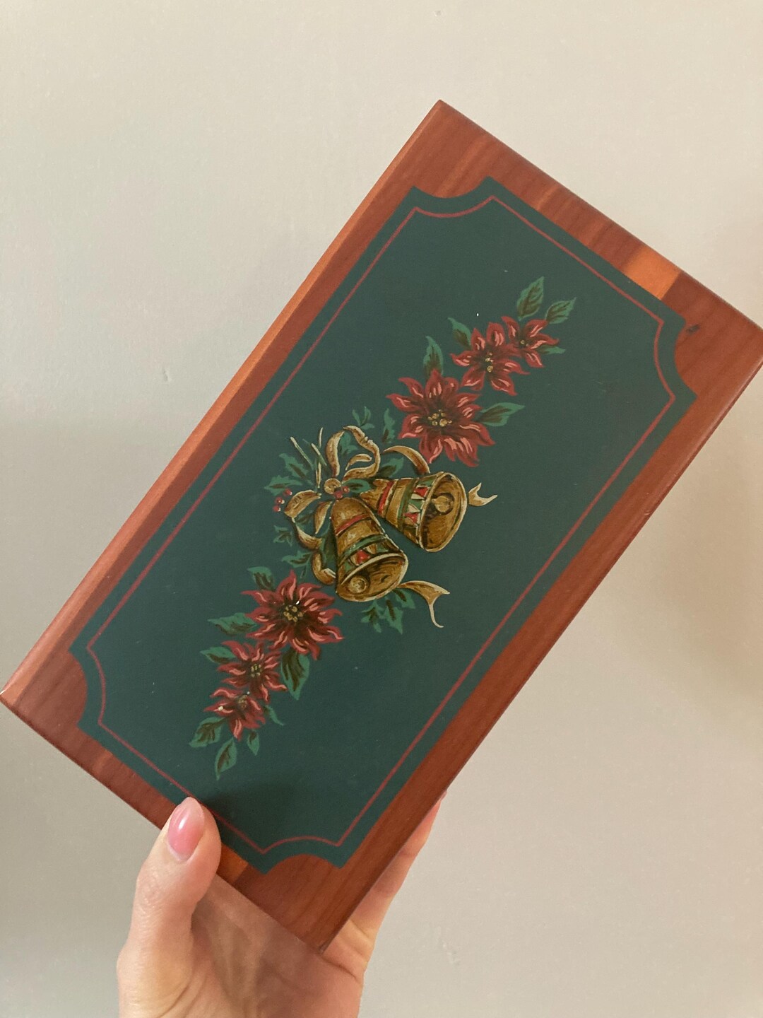 Lane Small Cedar Box Keepsake Christmas Decor Trinket Memory Bell ...