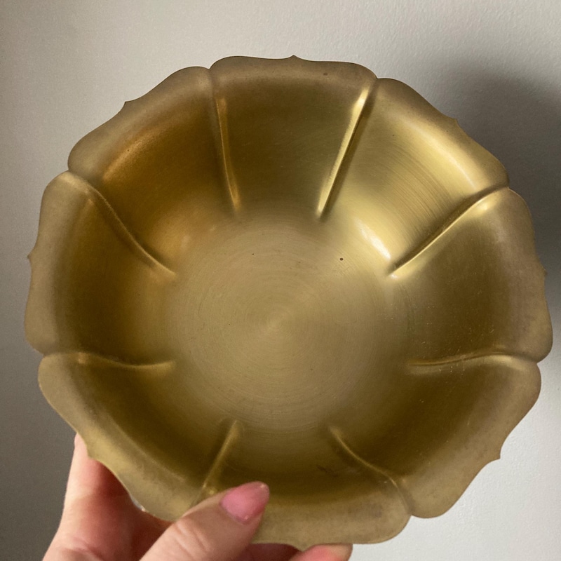 Brass Lotus Bowl - Etsy