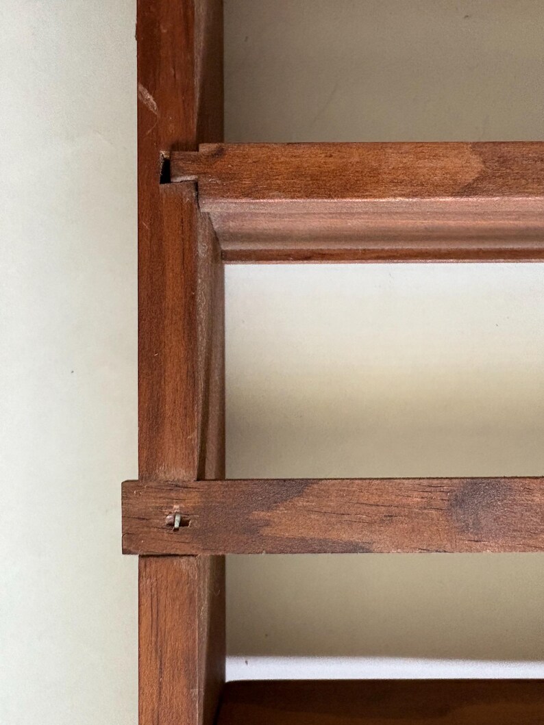 Vintage Mccormick Herbs & Spices Rustic Wood Spice Rack Shelf Sits or ...