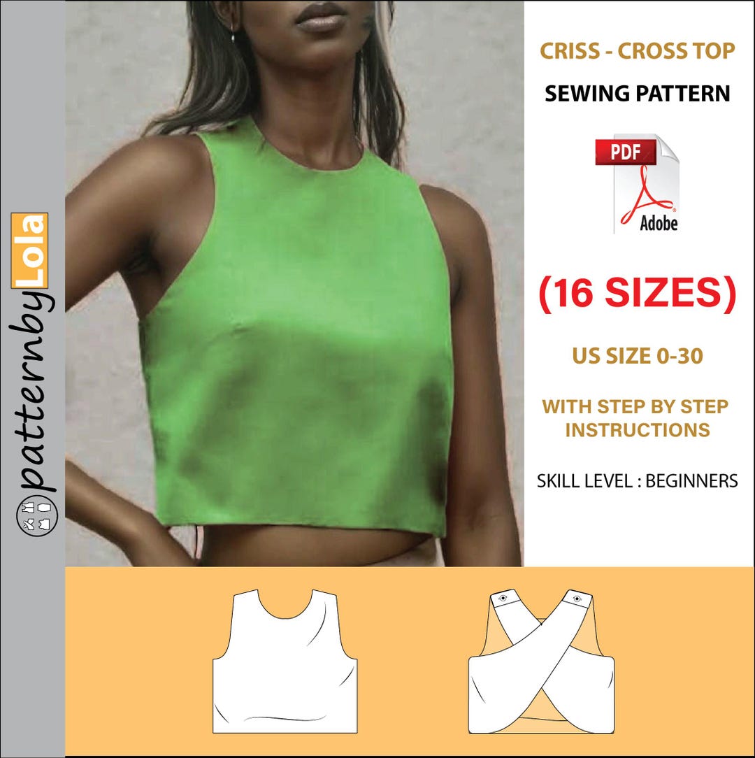 Basic Top Pattern, Dress Pattern Making, 16 Sizes, Pdf Sewing Pattern ...