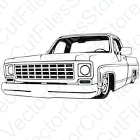 Chevy Chevrolet C10 DXF and SVG Files - Digital Download - Plasma or ...