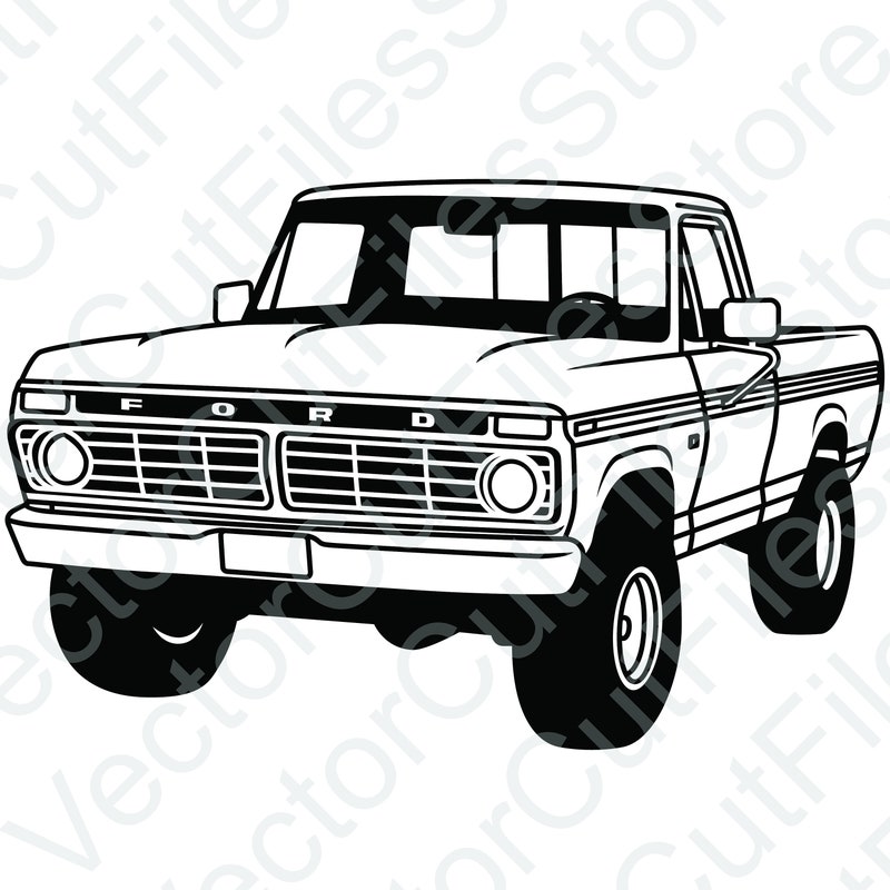 Ford Truck Svg - Etsy