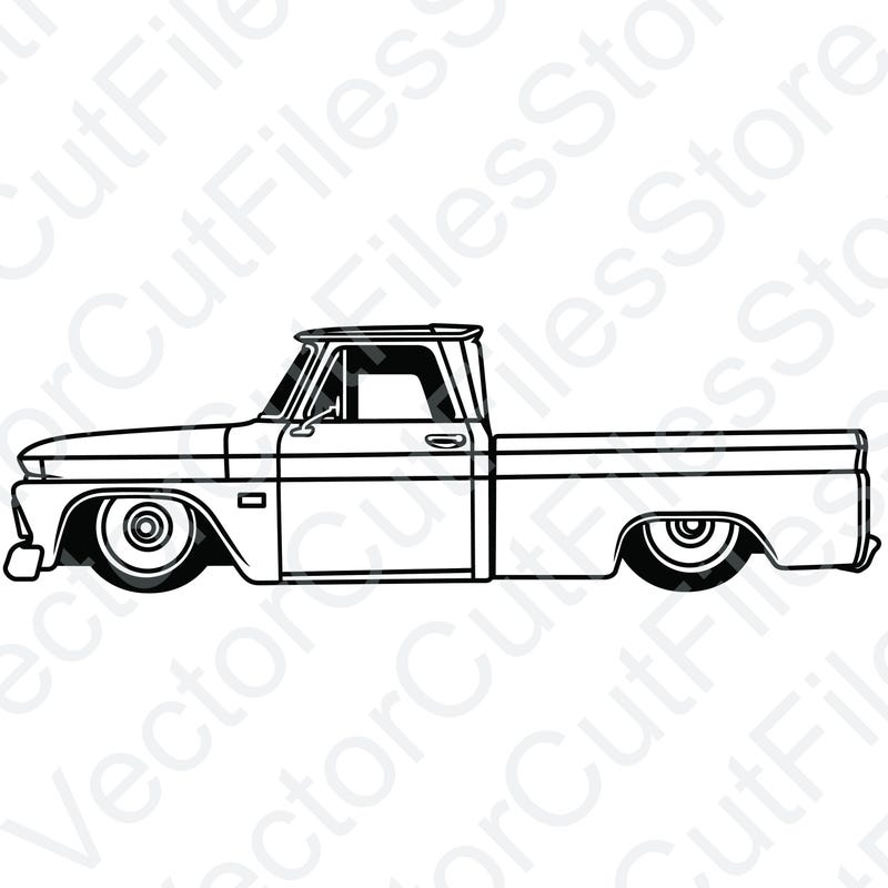 Chevy C10 Slammed - Etsy