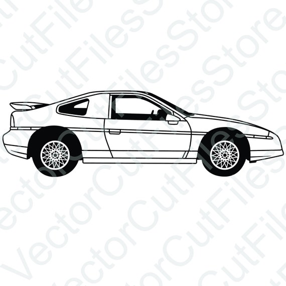 Pontiac Fiero Drawings Collectible Classic: 1984 1988 Pontiac Fiero