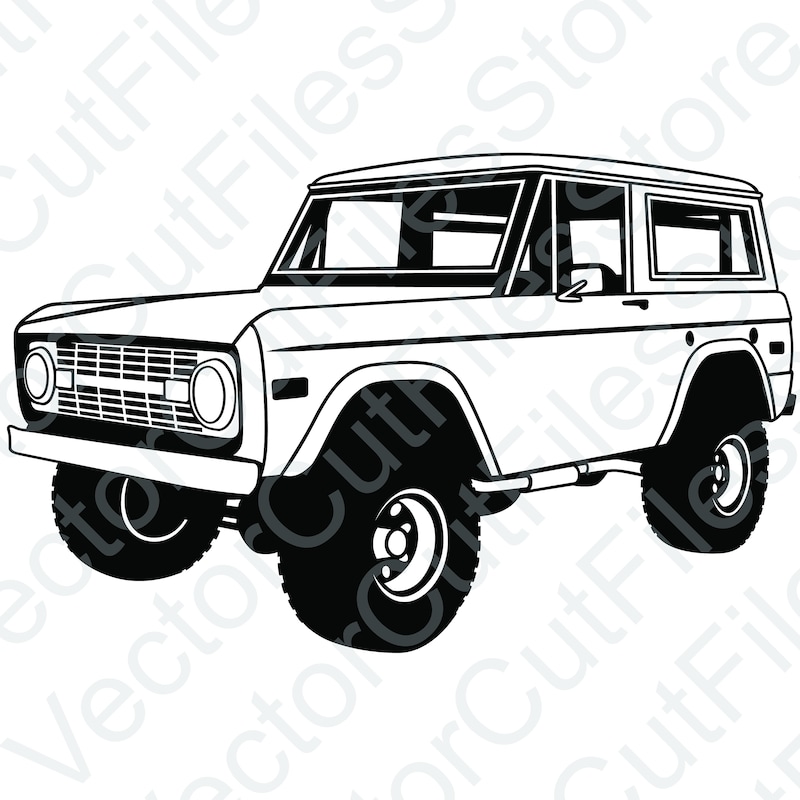 Ford Bronco Clip Art - Etsy