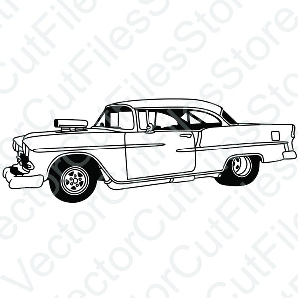 Hot Rod Drawing - Etsy