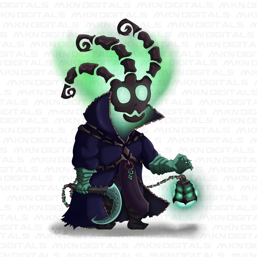 League Of Legends Design Thresh Png Lol Sticker And Decals T Shirt Pod Designs Fictional