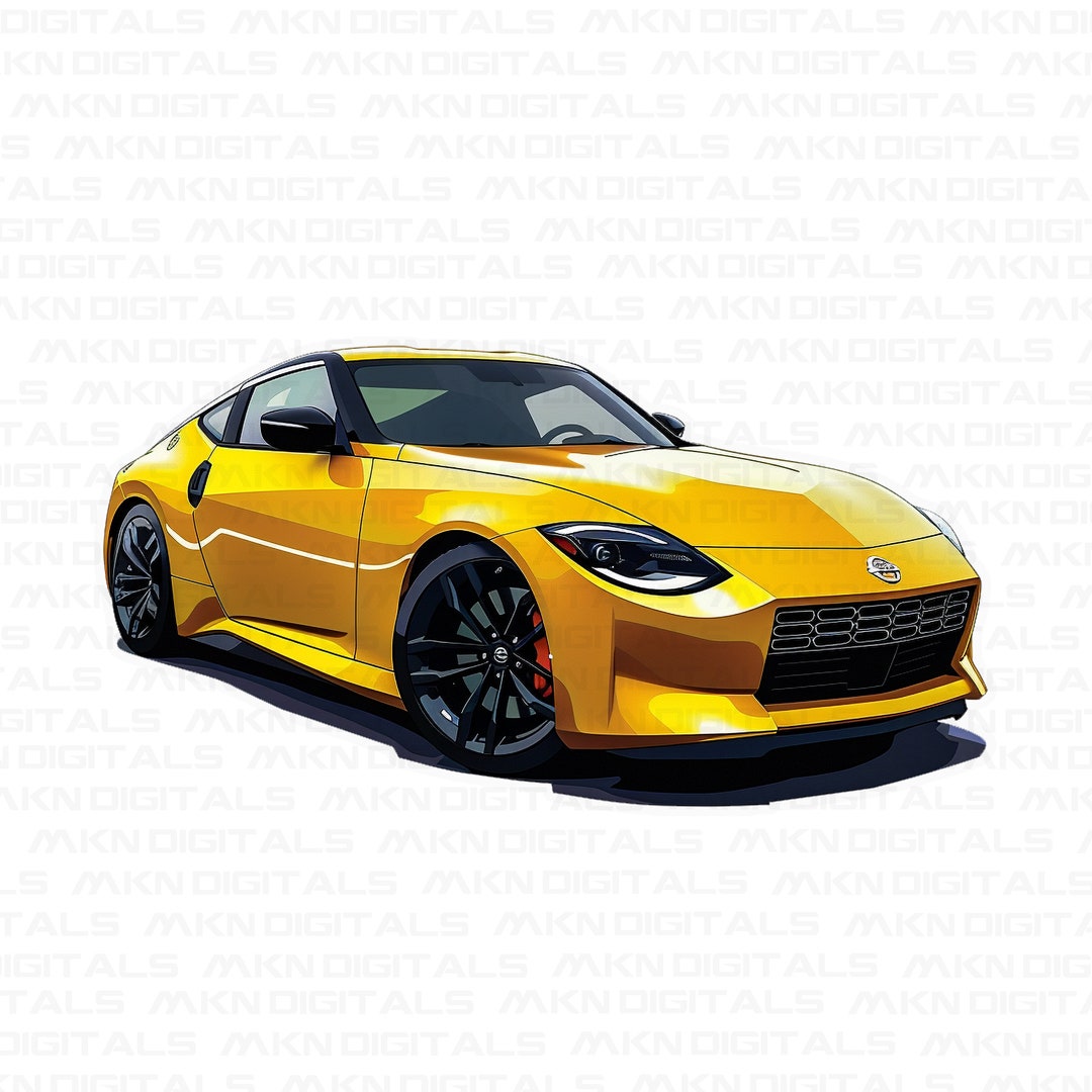 Nissan Z 400Z Design, Car Decal & PNG, Bumper Sticker Png, Bumper ...