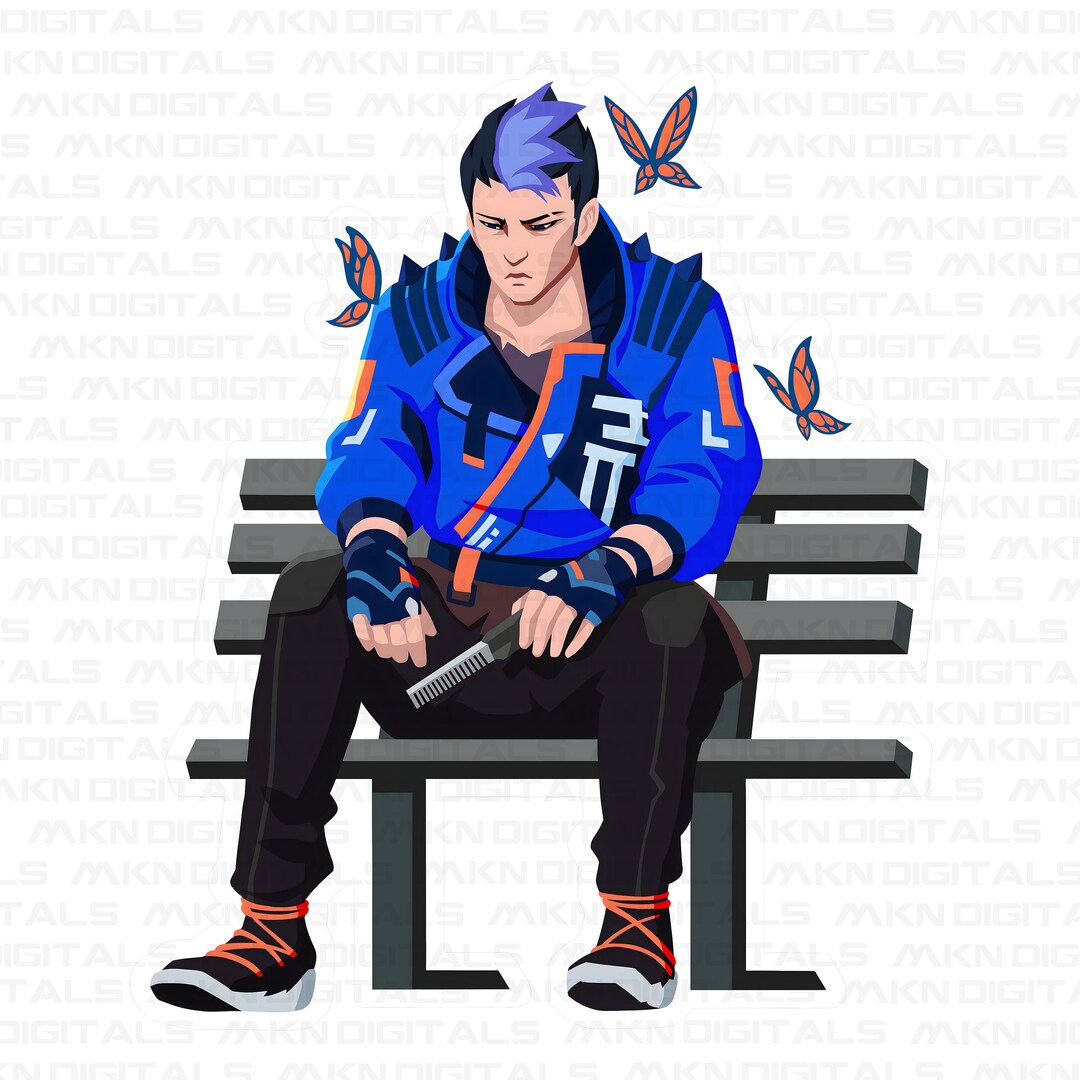 Yoru Valorant T-shirt Design, Yoru Valorant PNG, Yoru Design, T-shirt ...