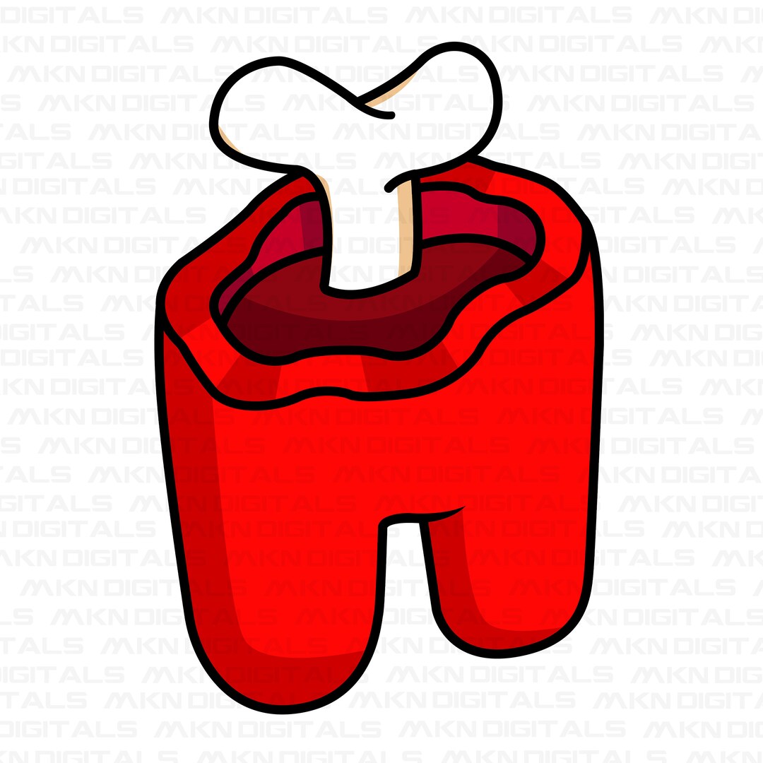 Buy Among Us Clipart, Video Game PNG, Sticker & Decals, T-shirt POD ...