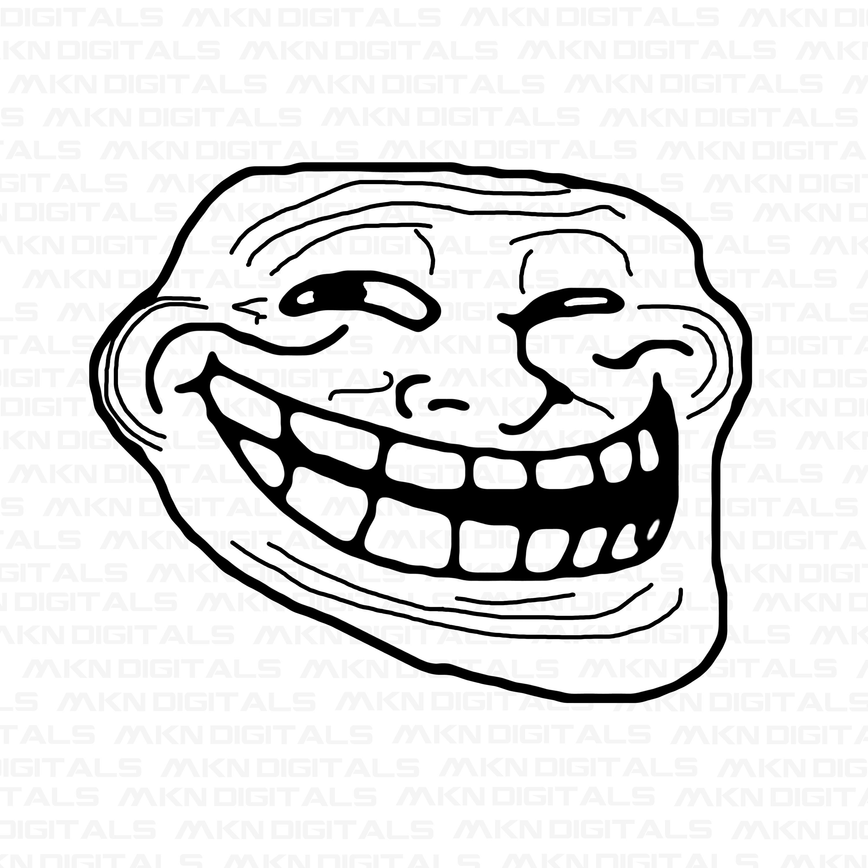 Trollface, Internet Meme Cliparts, Trollface PNG, Famous Memes, Meme ...