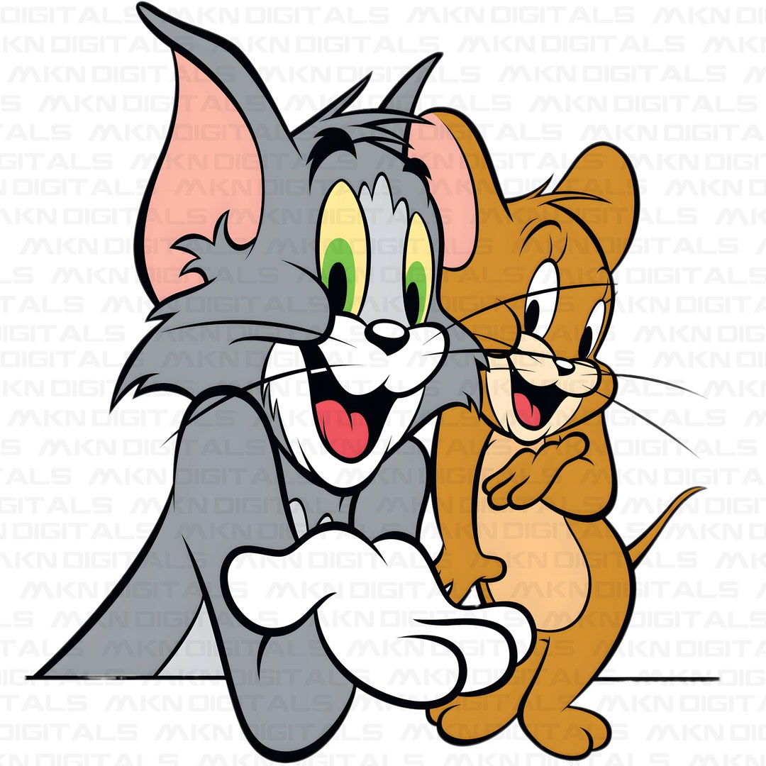 Tom and Jerry T-shirt Design, Tom and Jerry PNG, Tom and Jerry Design ...