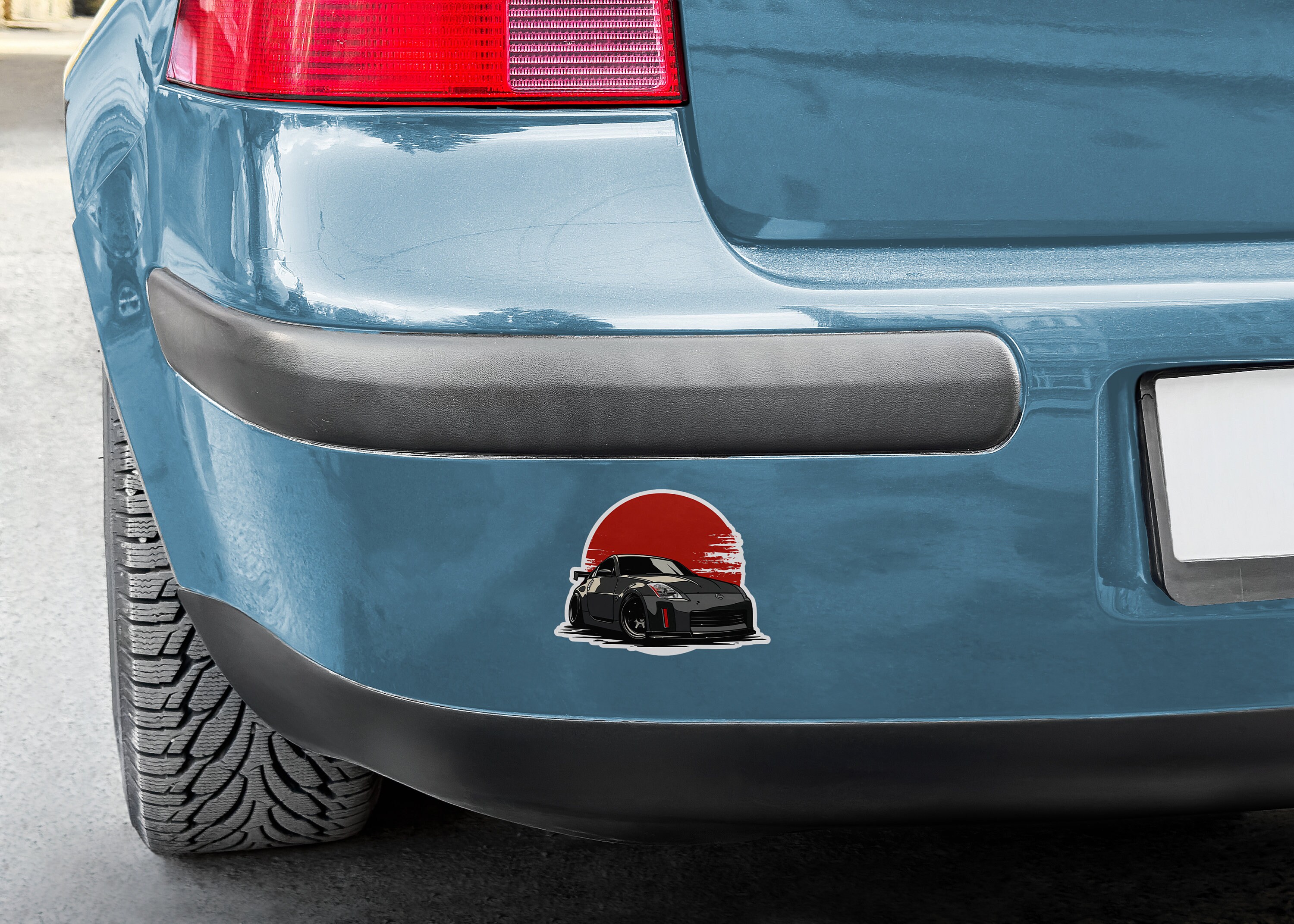 Diseño Nissan 350Z, calcomanía JDM y PNG, pegatina para parachoques Png ...