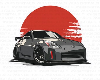 Made in Japan Design, JDM Decal & PNG, Bumper Sticker Png, Bumper ...