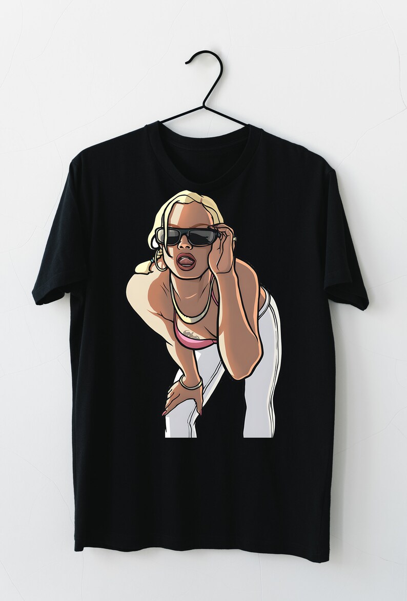 Grand Theft Auto: San Andreas T-shirt Design, GTA PNG, Gta Design, T ...