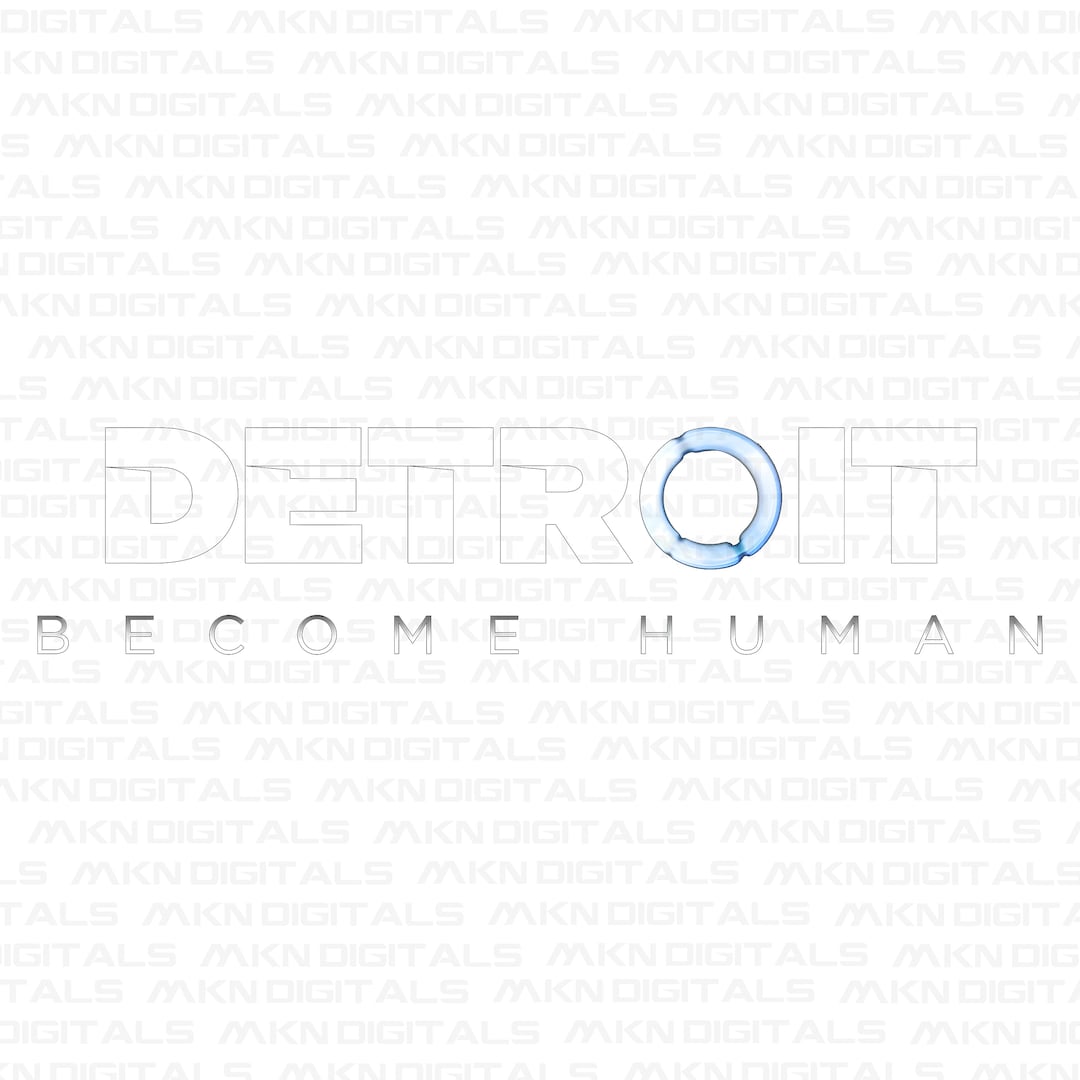 Detroit: Become Human Logo T-shirt Design, Detroit Become Human PNG ...