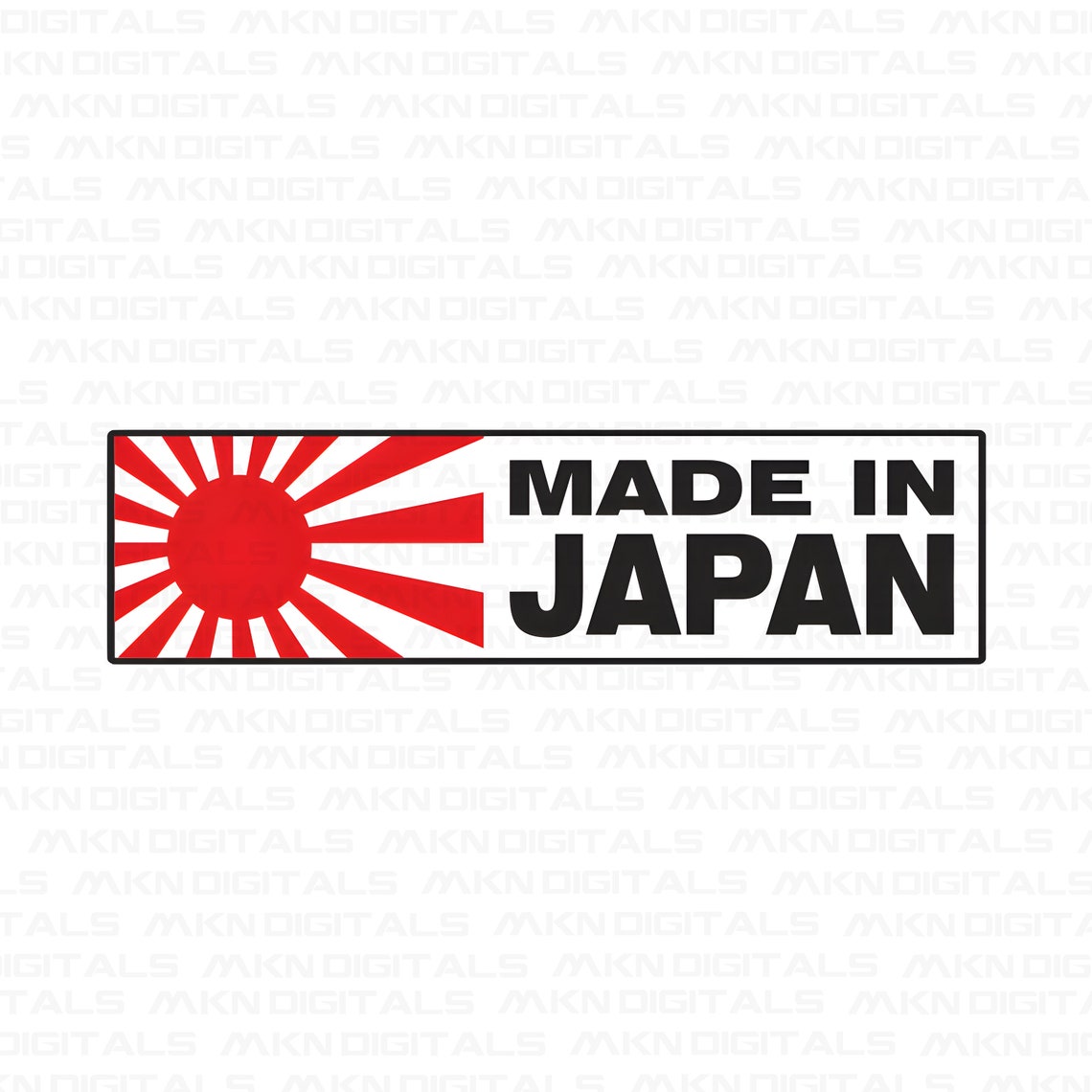 Made in Japan Design, JDM Decal & PNG, Bumper Sticker Png, Bumper ...