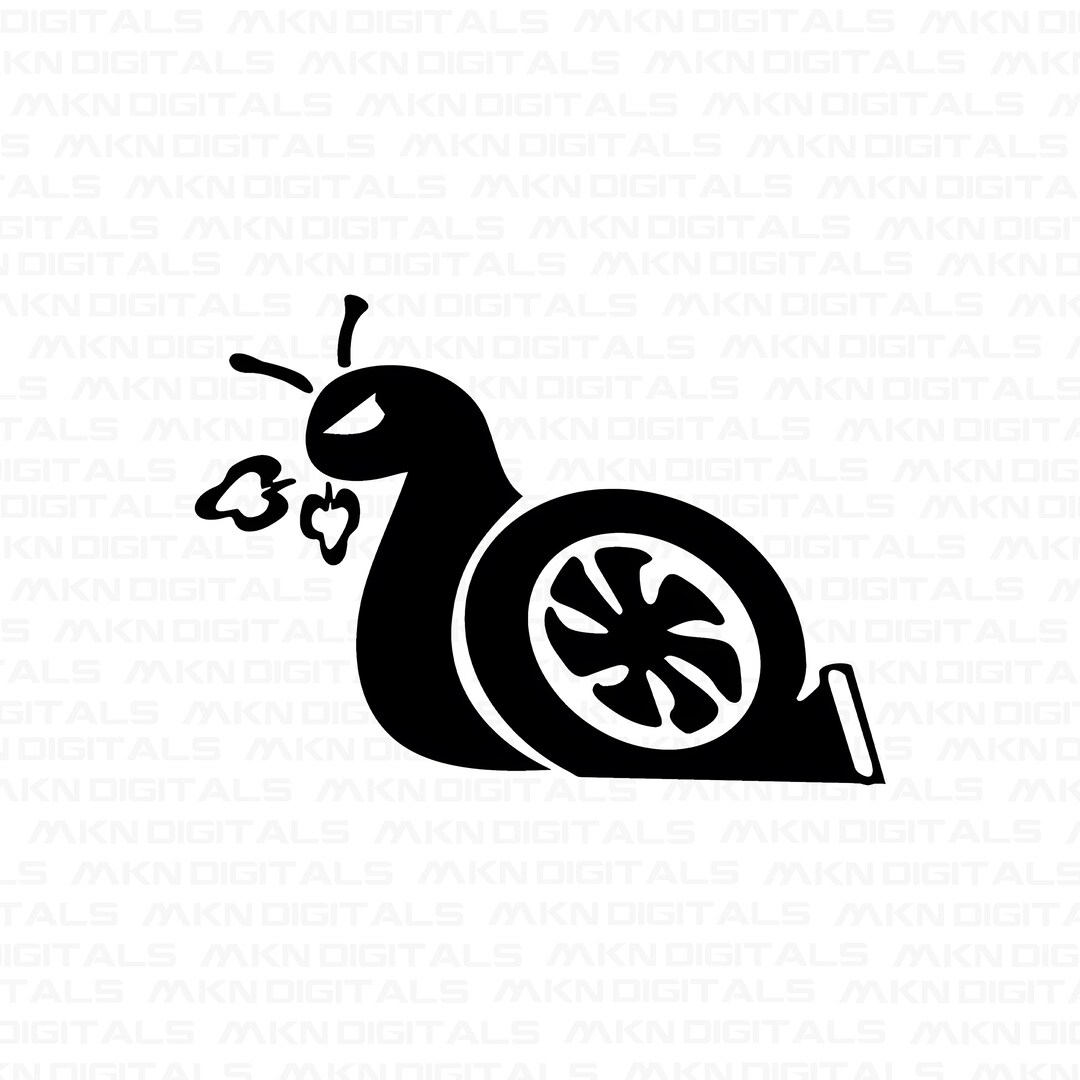 Turbo Snail Design, JDM Decal & PNG, Bumper Sticker Png, Bumper Sticker ...