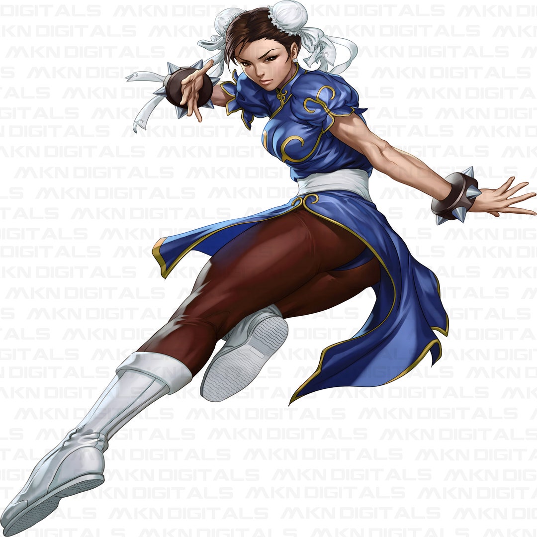 Chun-li T-shirt Design, Chun-li PNG, Chun-li Design, T-shirt POD Design ...