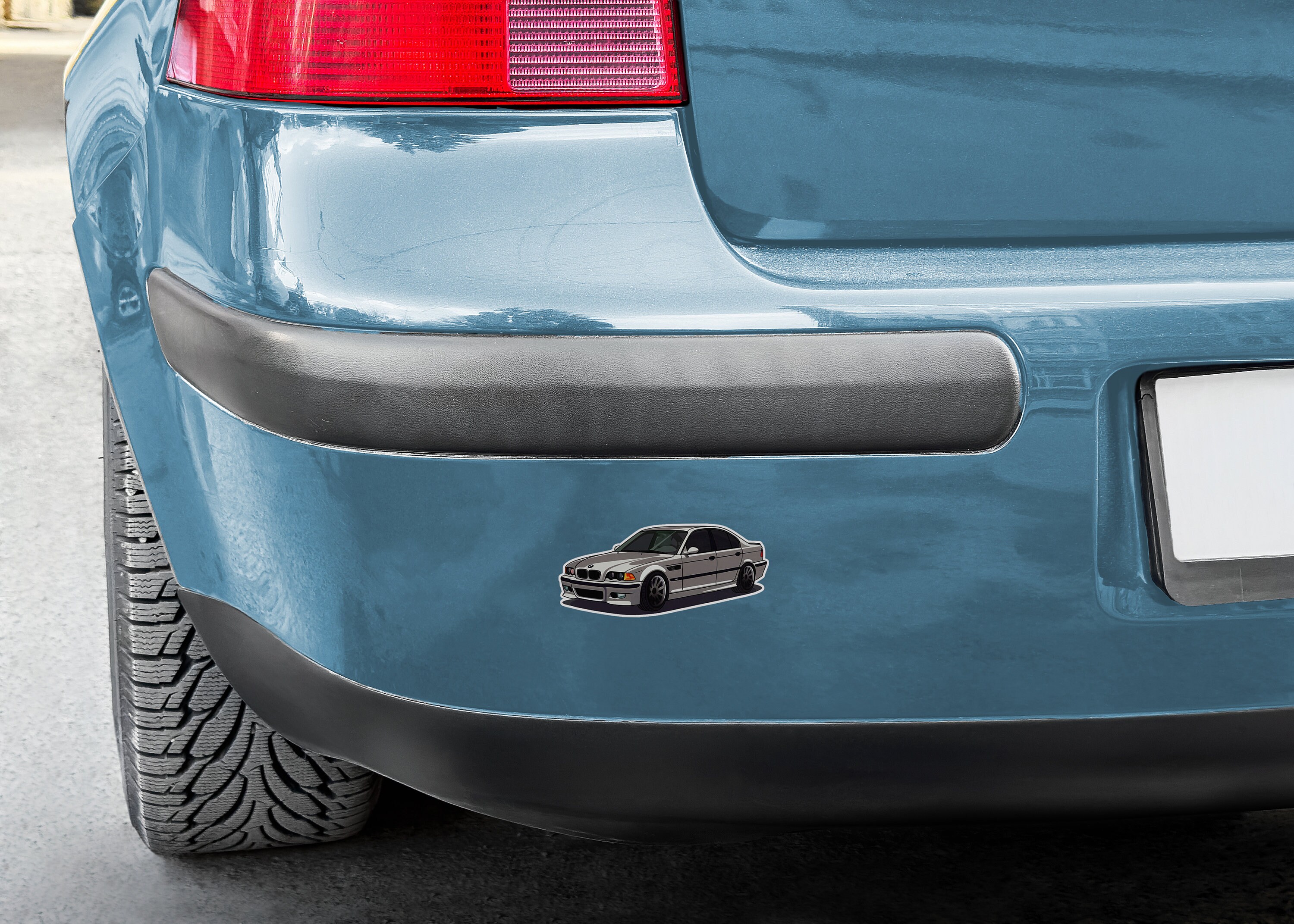 BMW M5 E39 Design, Car Decal & PNG, Bumper Sticker Png, Bumper Sticker ...