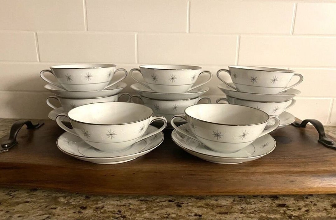 Rare Mid-century Style Starburst Atomic Dinnerware Zylstra Celestial - Etsy