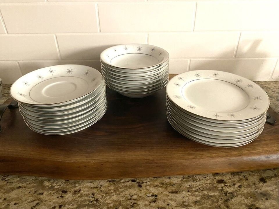 Rare Mid-century Style Starburst Atomic Dinnerware Zylstra Celestial - Etsy