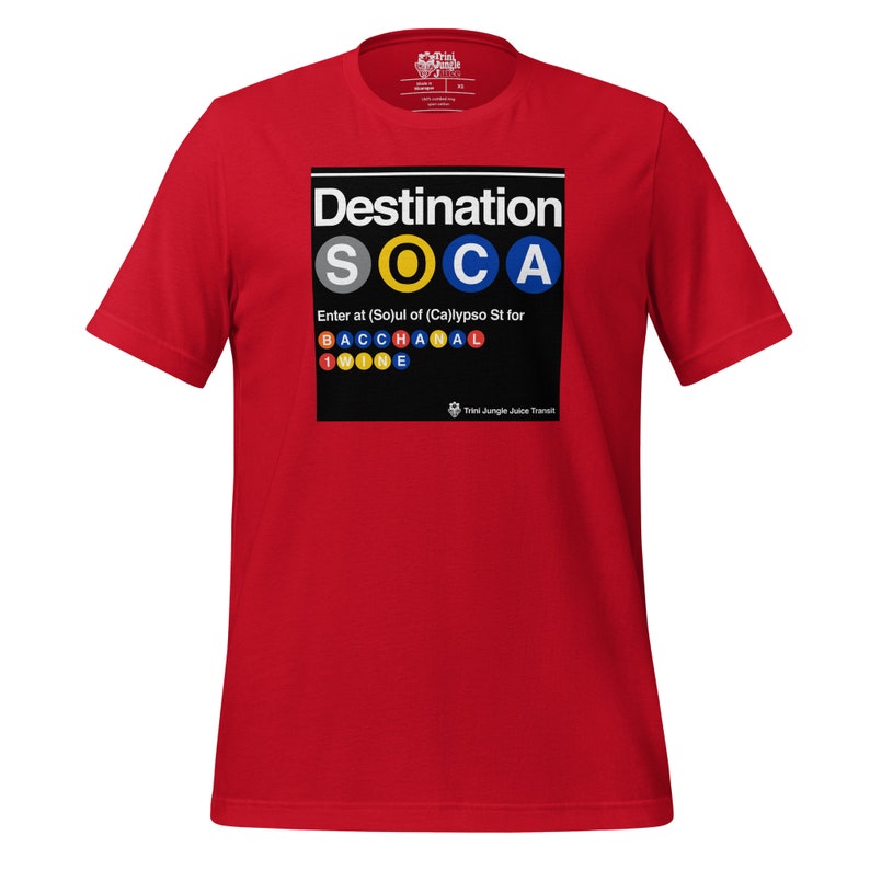Trini Jungle Juice Transit - Destination SOCA Unisex T-shirt - Etsy