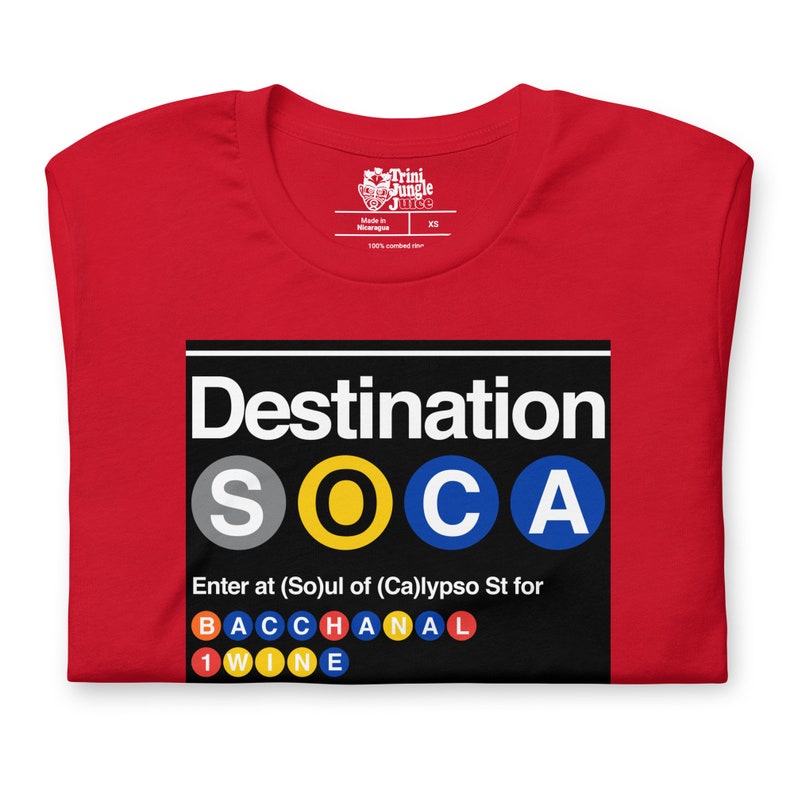 Trini Jungle Juice Transit - Destination SOCA Unisex T-shirt - Etsy
