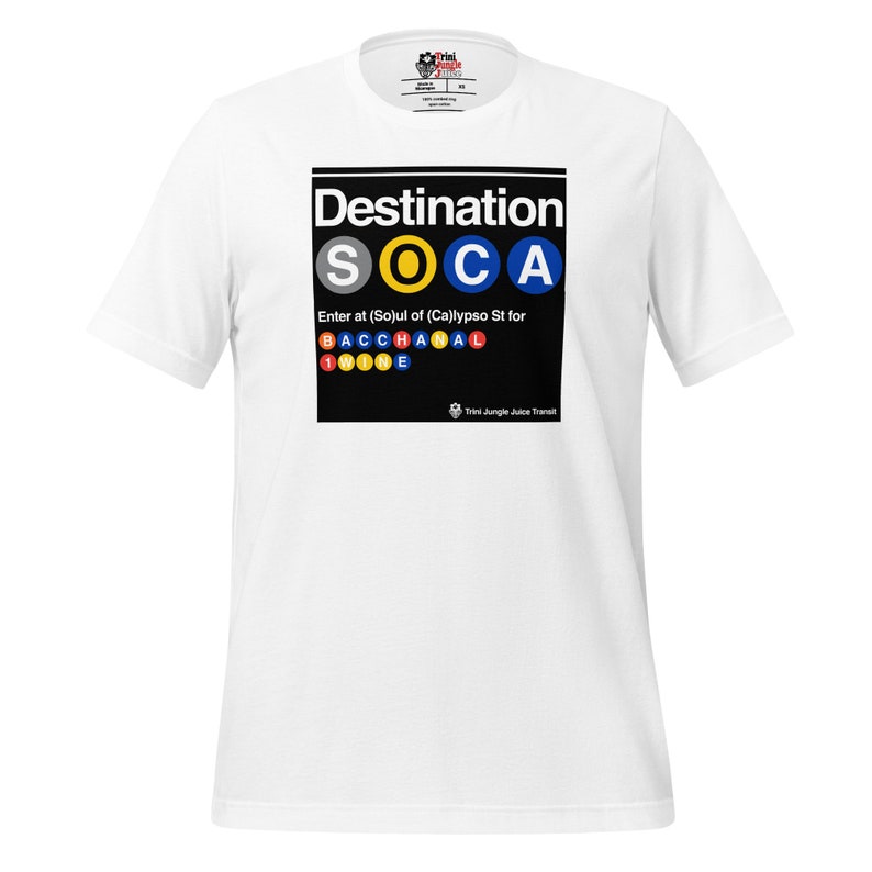 Trini Jungle Juice Transit - Destination SOCA Unisex T-shirt - Etsy