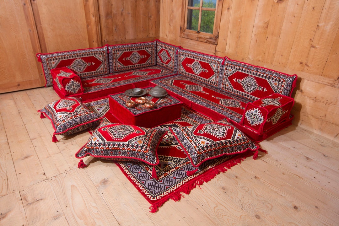 Custom Arabic Sofa, Reading Nook Benches, Porch Couch Set, Traditional ...