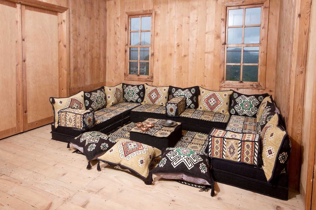 Arabic Cushion Cover, Garden Floor Pillow, Arabic Sofa Set, Modular ...