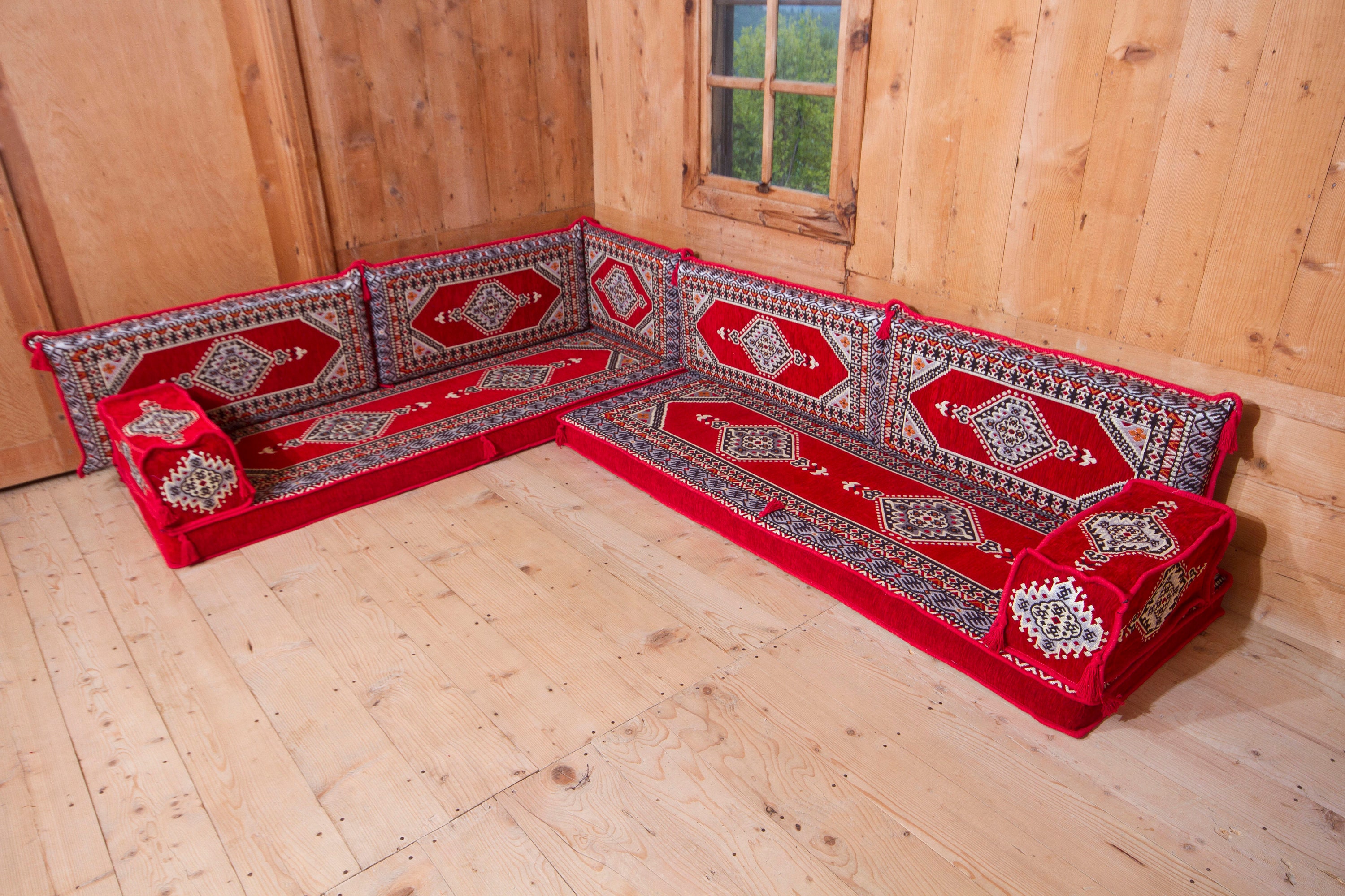 Custom Arabic Sofa, Reading Nook Benches, Porch Couch Set, Traditional ...