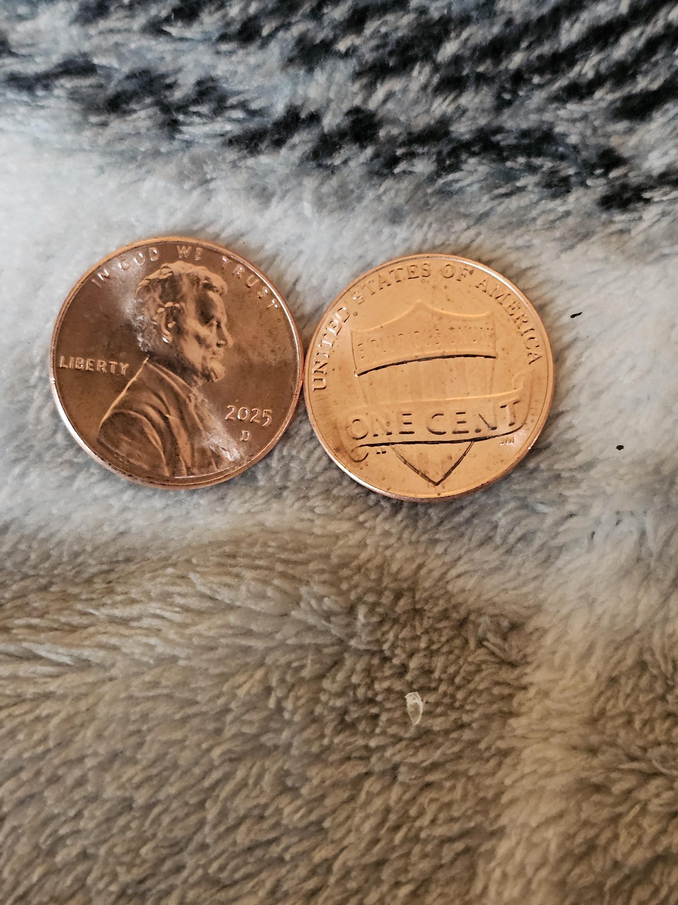 2025 D Shiny Uncirculated Penny - No More Pennies Will Ever Be Made ...