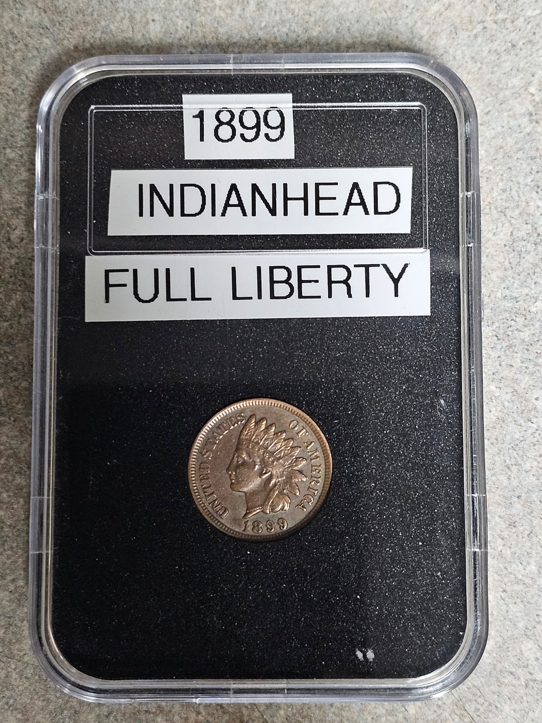 1899 Indian Head Full Liberty One Cent - Etsy