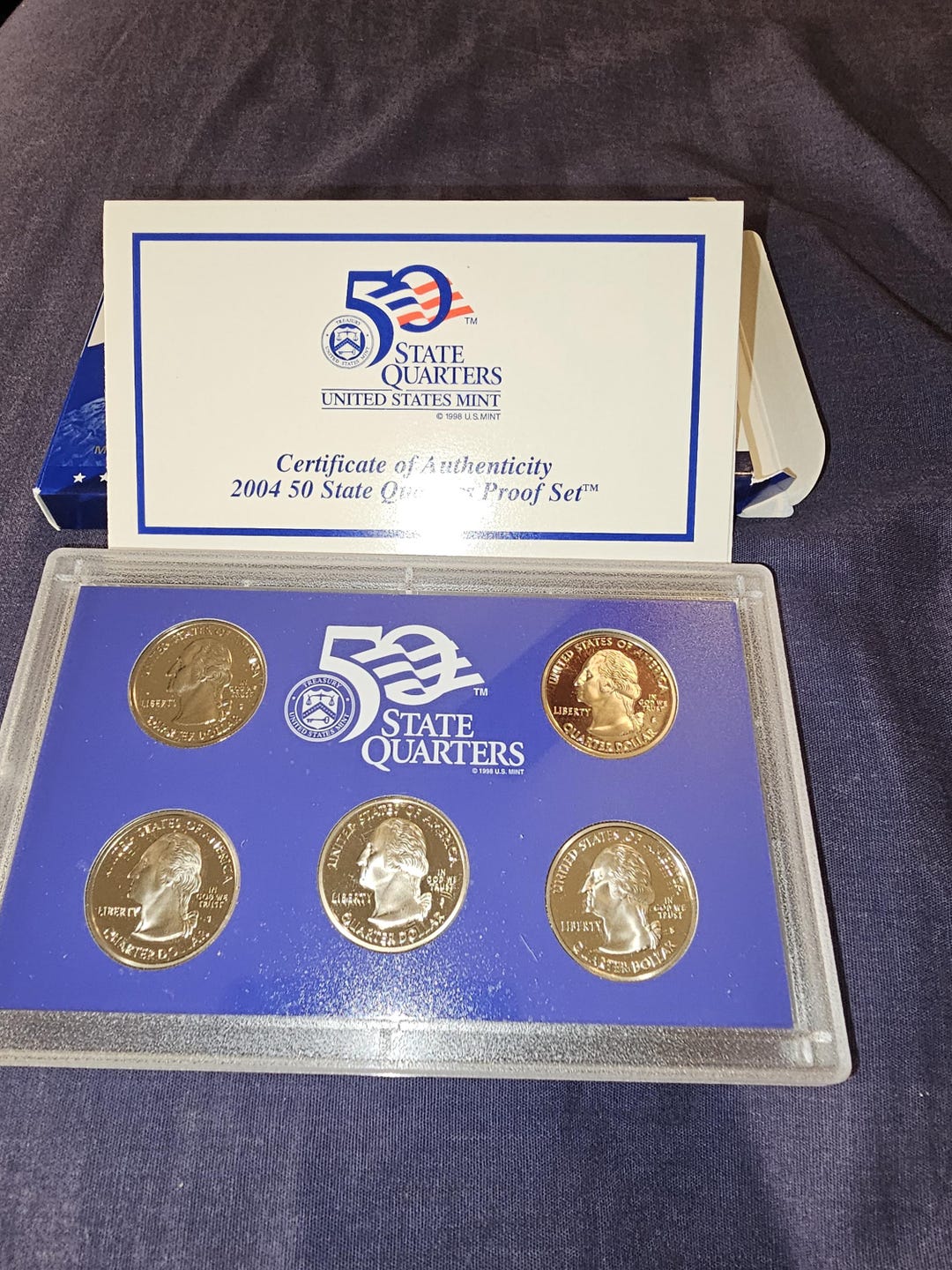2004 United States 50 State Quarters Proof Set - US Mint - Etsy