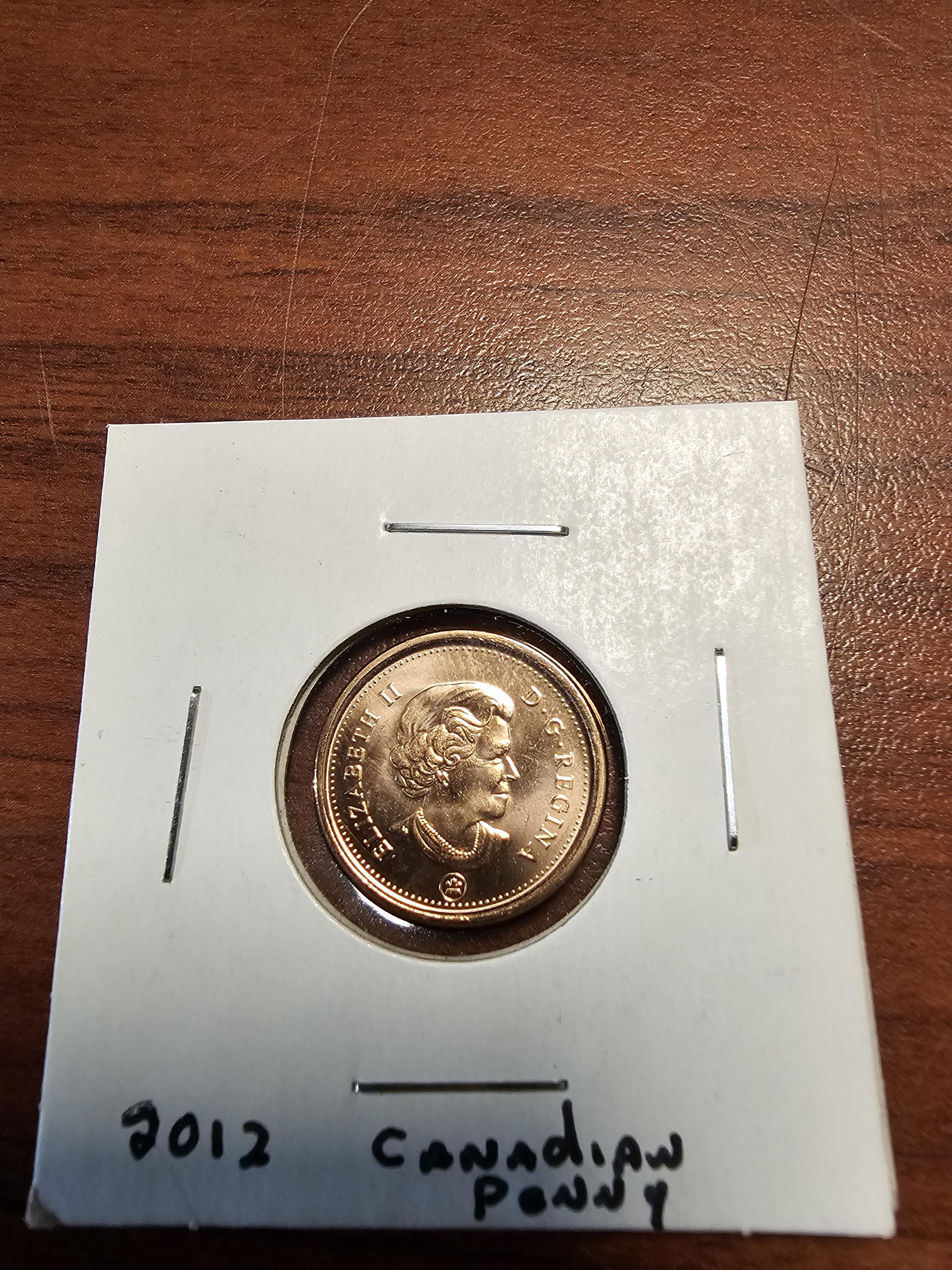 2012 Canadian Penny - This is the Last Year Canada Minted Pennies ...
