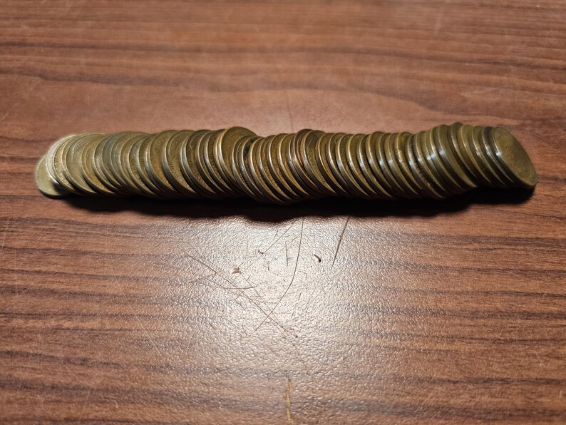 1958P Pennies- Wheatie Pennies - Etsy