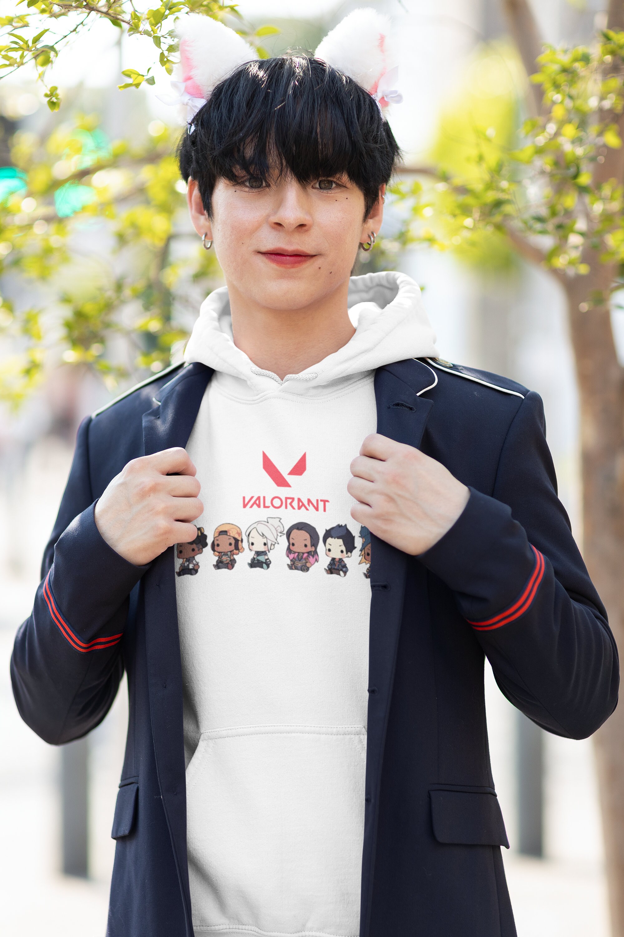 Valorant Hoodie Valorant Logo Valorant Merch Games Minimalist Gift ...