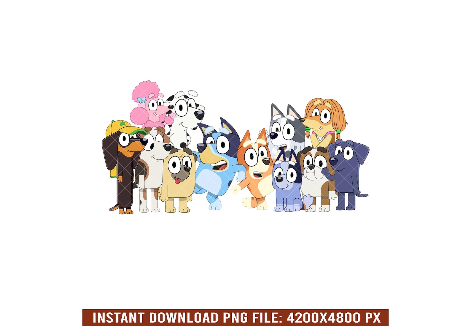 Bluey y amigo png, amigo png, bluey png, bluey y bingo png, descarga ...